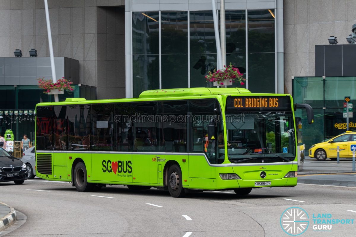 CCL Bridging Bus – SBS Transit Mercedes-Benz Citaro (SBS6847K) | Land ...