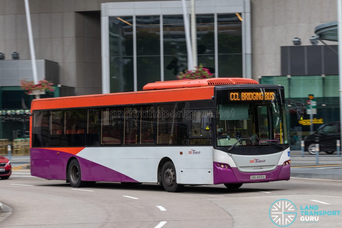 CCL Bridging Bus – SBS Transit Scania K230UB Euro IV (SBS8105E) | Land ...