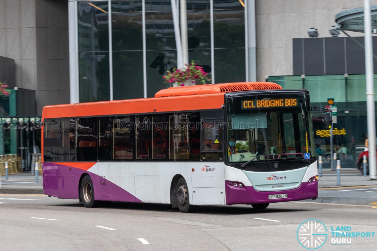 CCL Bridging Bus – SBS Transit Scania K230UB Euro IV (SBS8367R) | Land ...