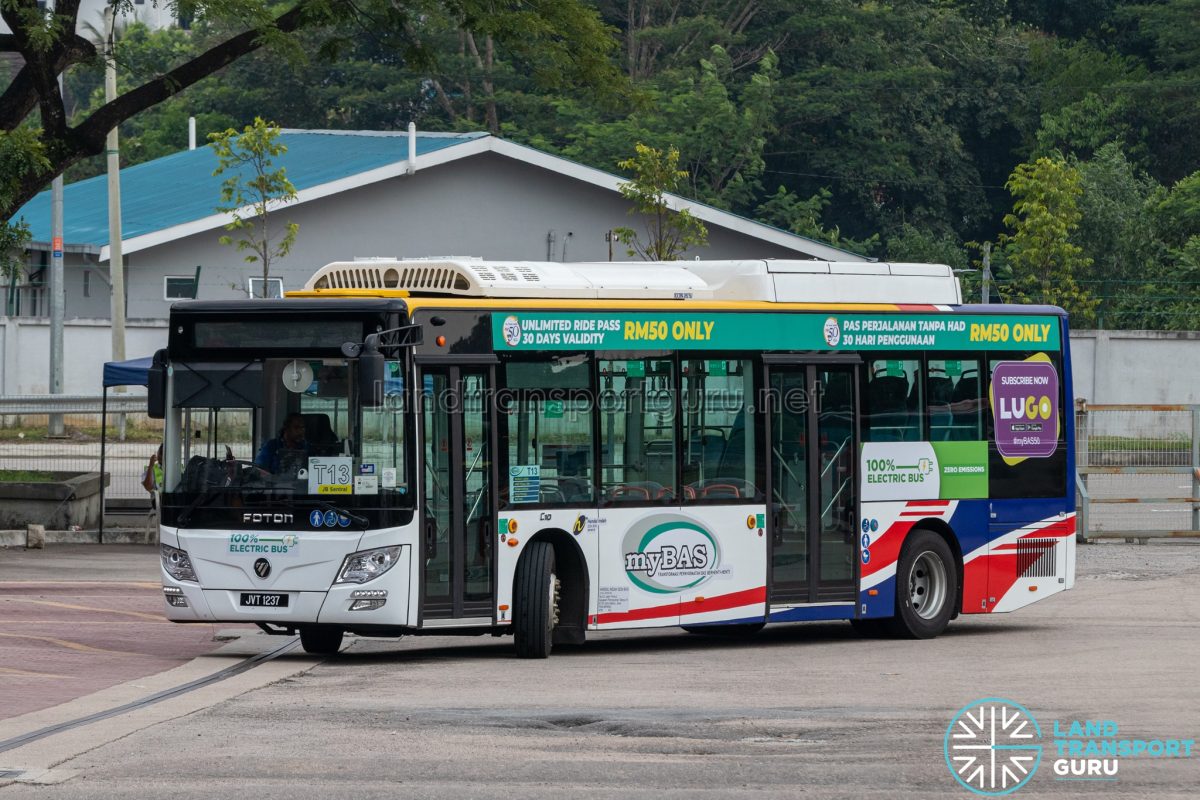 myBAS Bus Service T13 | Land Transport Guru