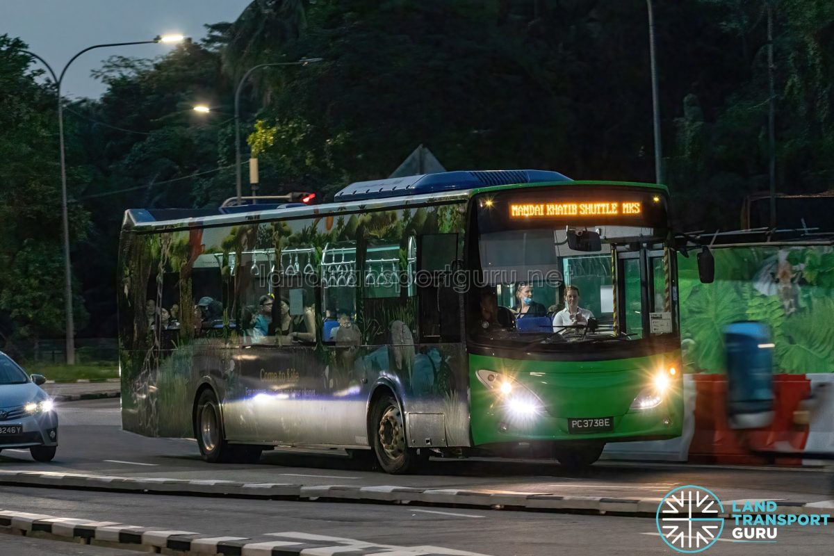 Mandai Khatib Shuttle – ComfortDelGro Bus Volvo B9L (PC3738E) | Land ...