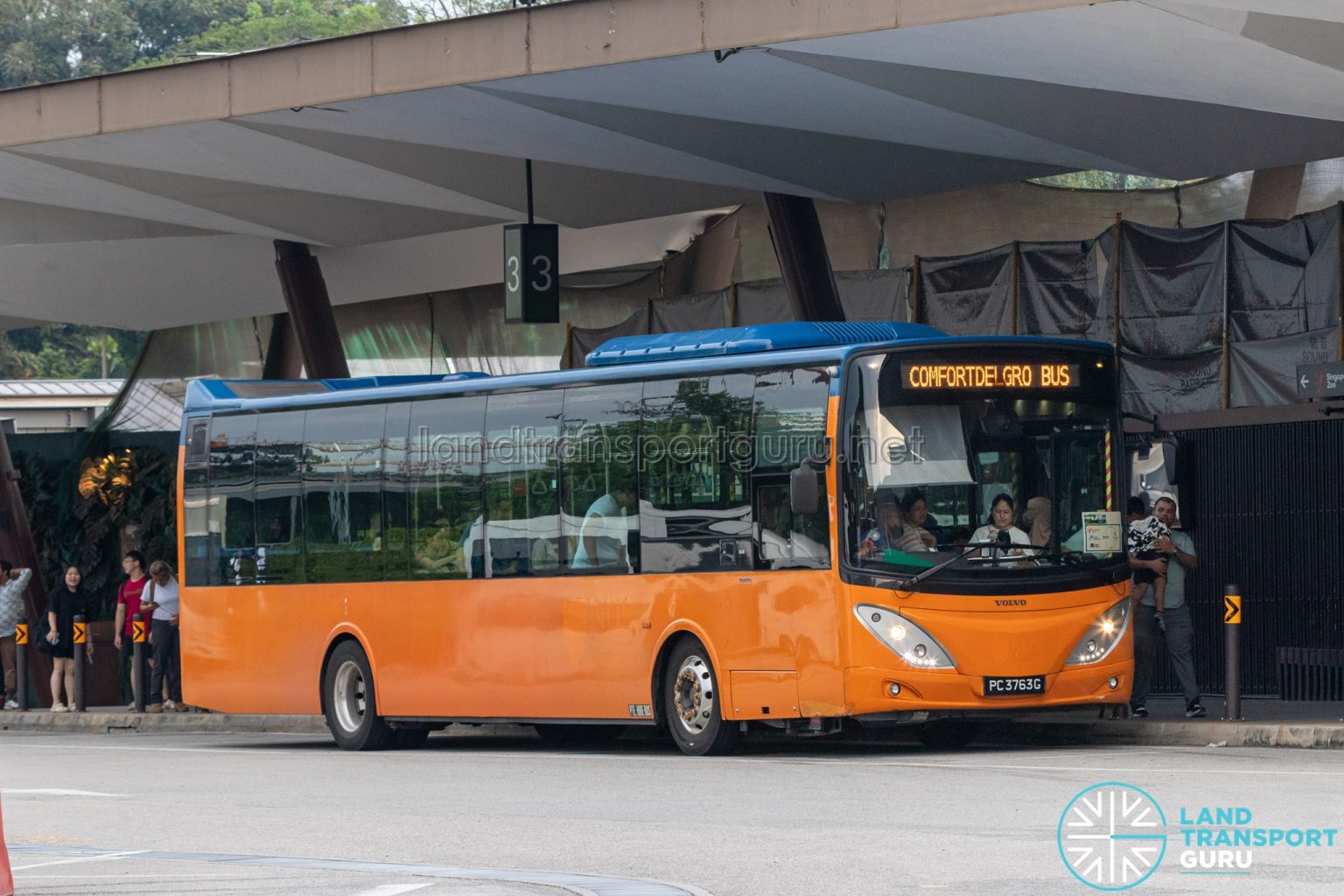 Mandai Khatib Shuttle – ComfortDelGro Bus Volvo B9L (PC3763G) | Land ...