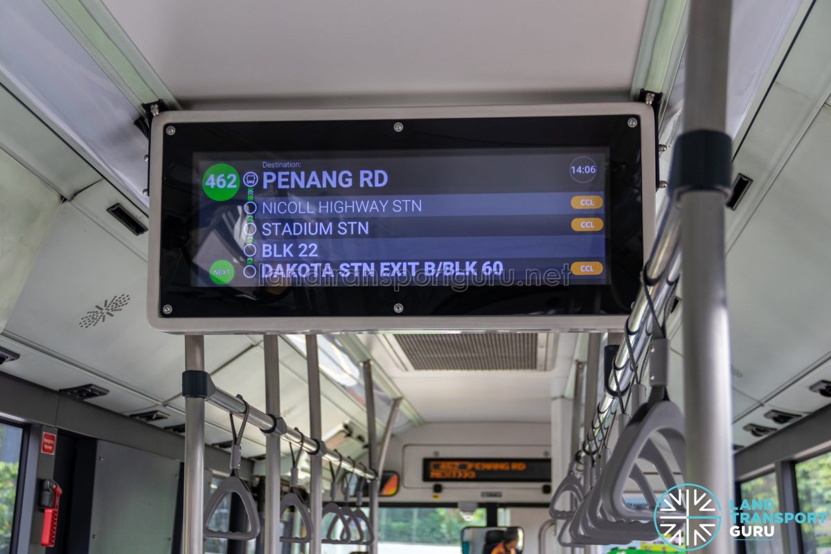 MAN A22 Euro 6 Interior PIDS for Service 462 | Land Transport Guru