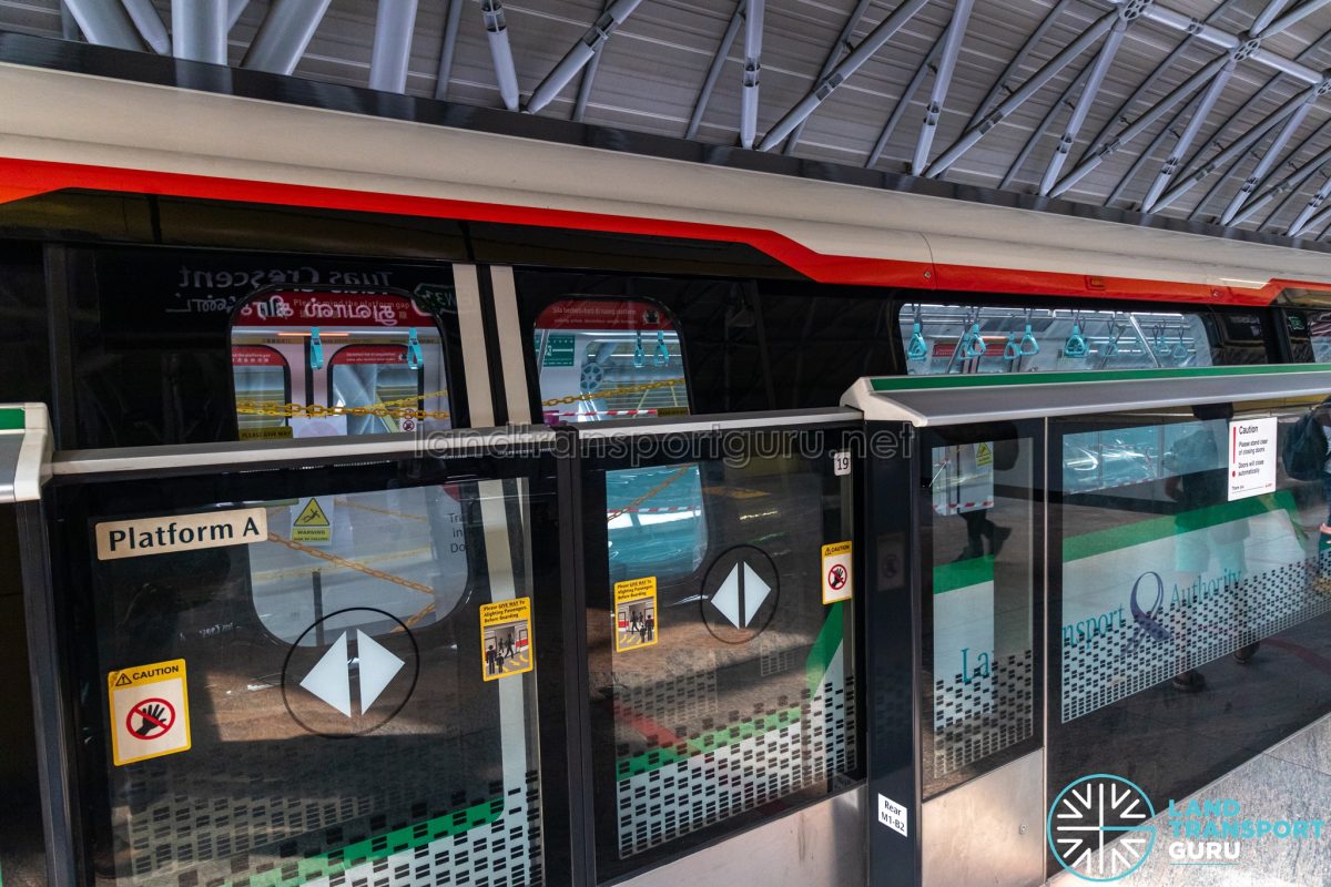 Alstom Movia R151 Train on test at Tuas Crescent station | Land ...