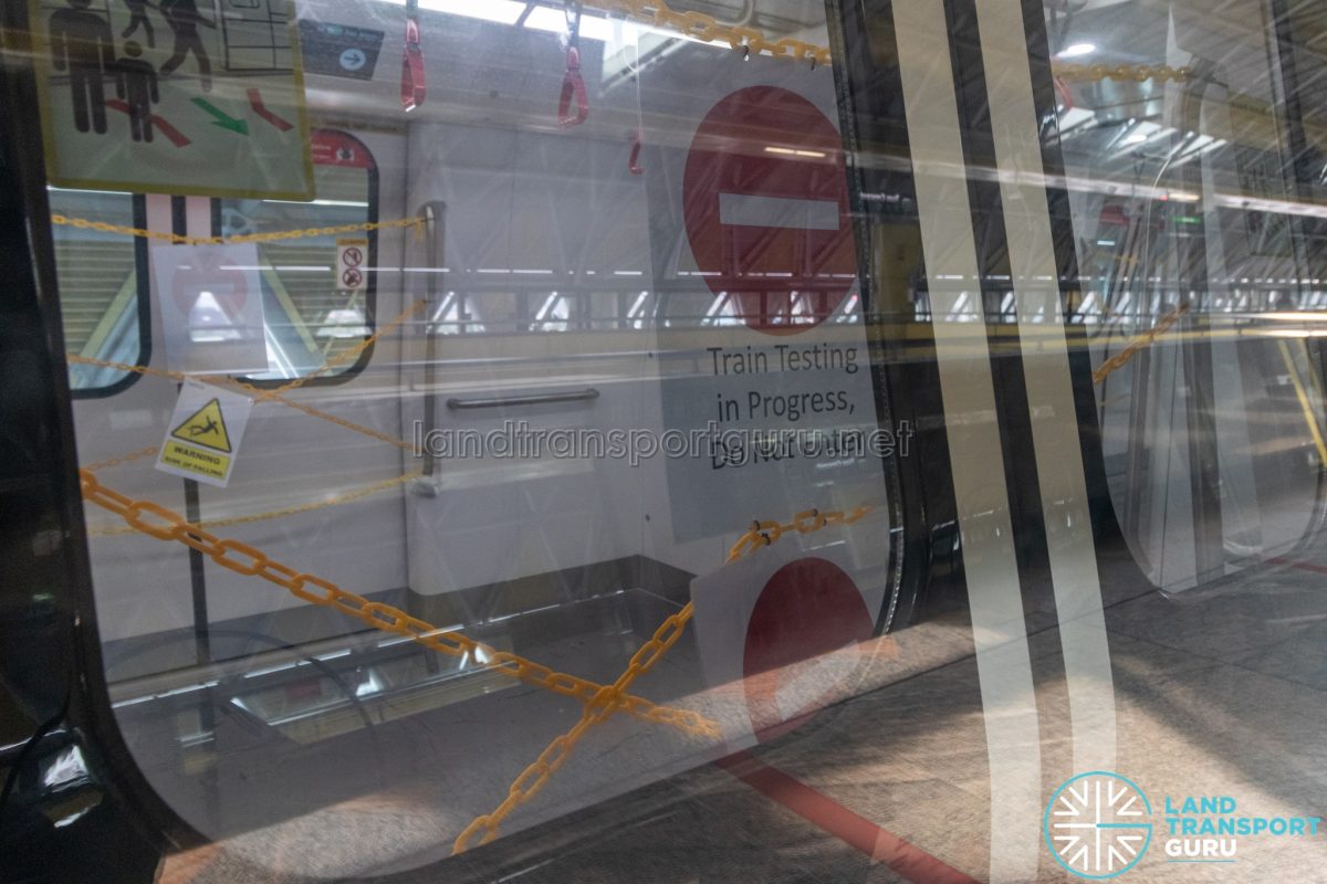 Alstom Movia R151 Train on test at Tuas Crescent station | Land ...