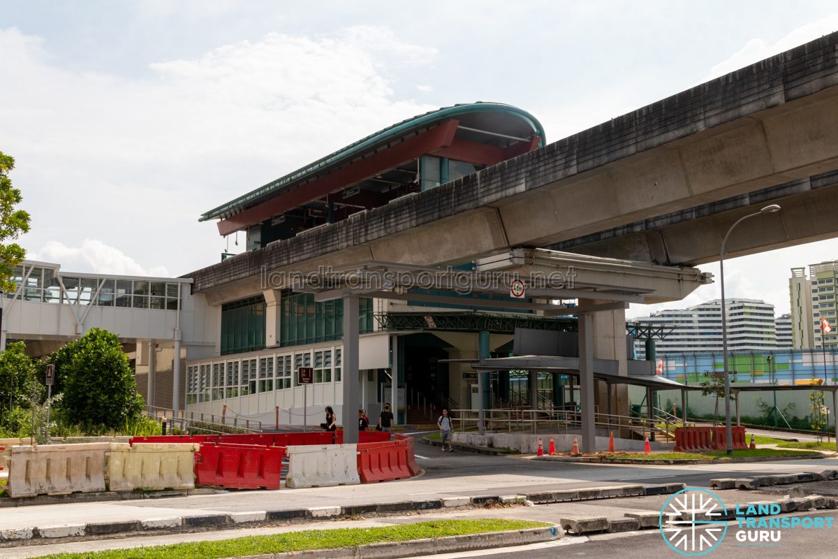 Sam Kee LRT Station – Exterior view (April 2023) | Land Transport Guru