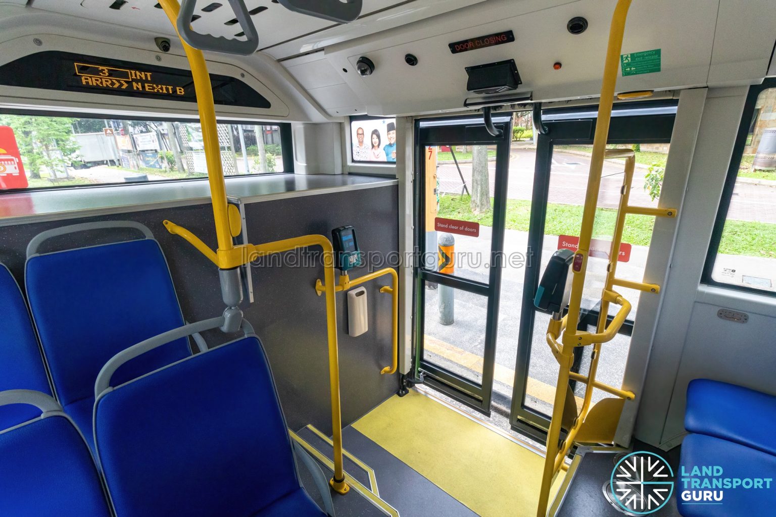 Zhongtong N12 (LTA) Interior – Third Door | Land Transport Guru