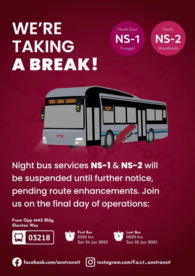 [Defunct] A&S Transit Night Bus Services | Land Transport Guru
