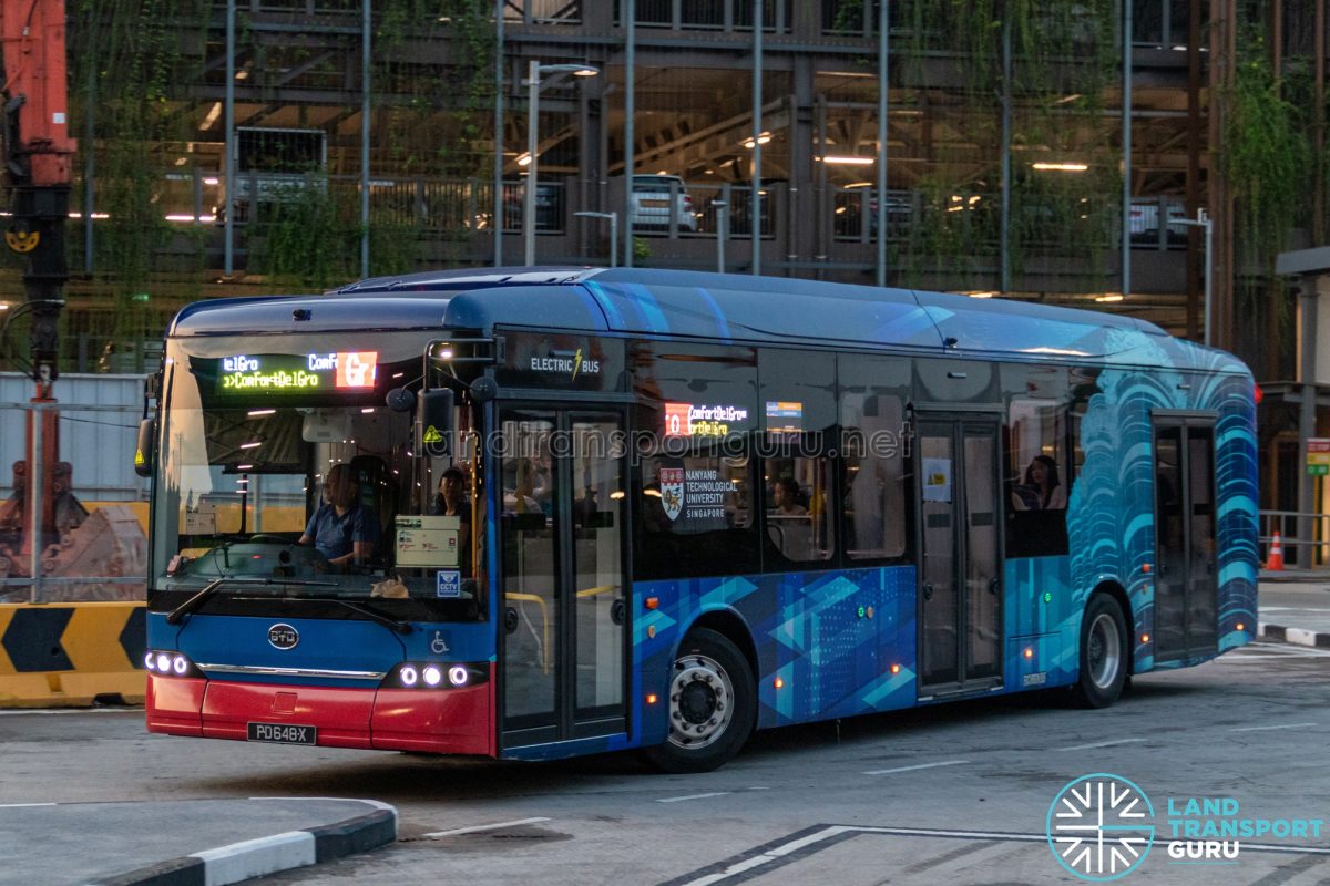 Mandai Khatib Shuttle – ComfortDelGro Bus BYD B12A03 (PD648X) | Land ...