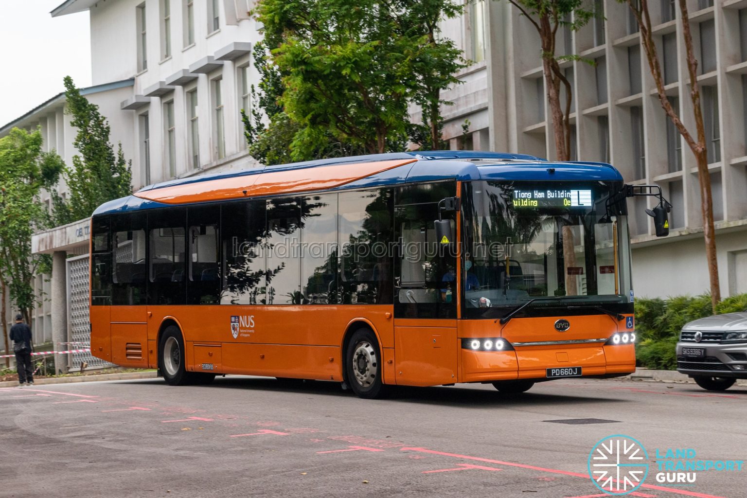 NUS ISB L – ComfortDelGro Bus BYD B12A03 (PD660J) | Land Transport Guru