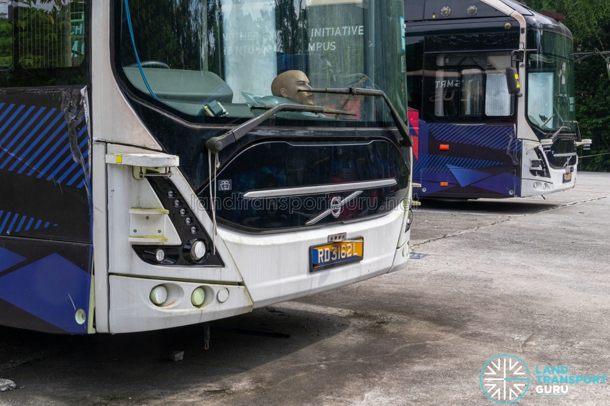 NTU-LTA-Volvo-SMRT Autonomous Buses in July 2023, with autonomous ...