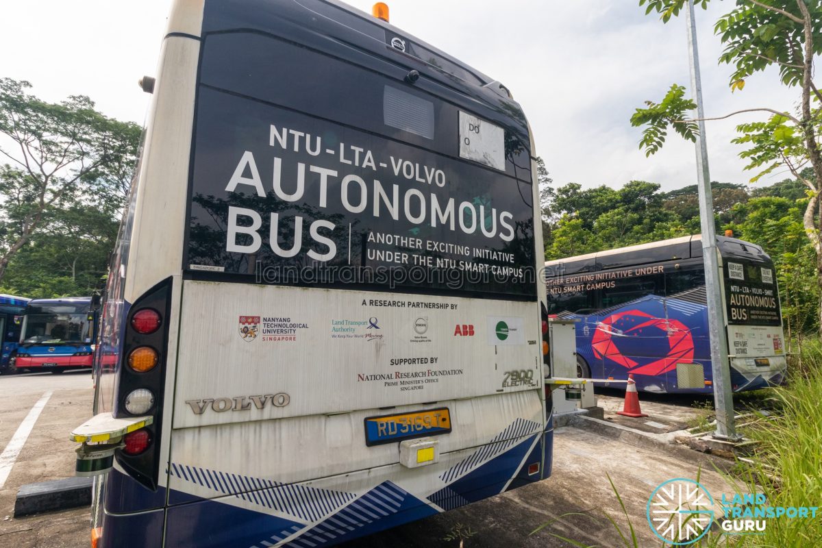 NTU-LTA-Volvo-SMRT Autonomous Bus (RD3169T) in July 2023 | Land ...