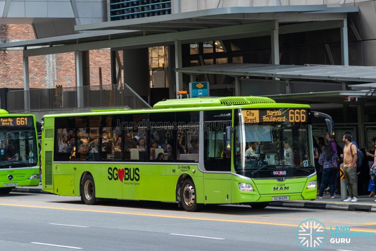 Route Extension for City Direct 666 to Suntec City via Bayfront | Land ...