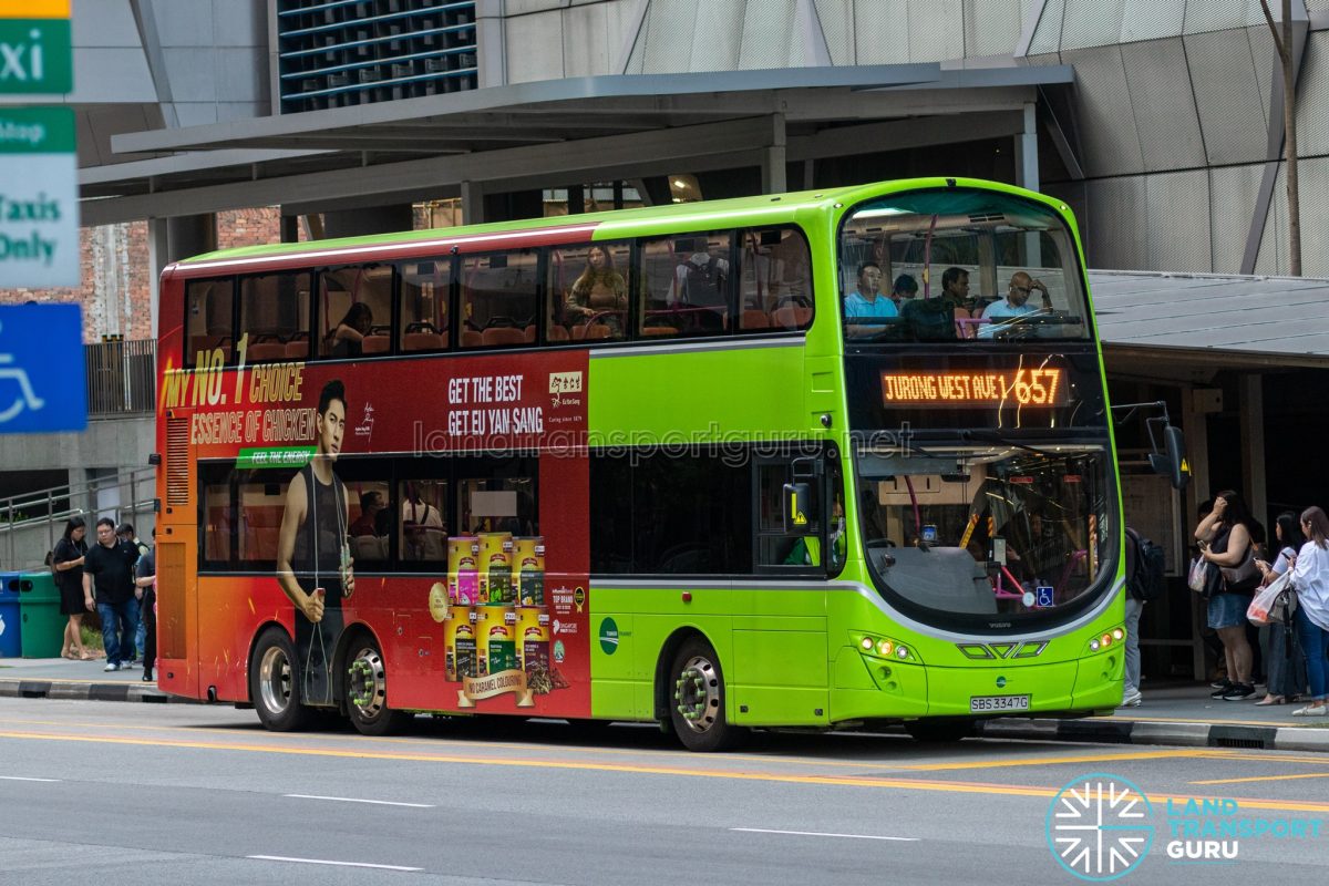 City Direct 657 – Tower Transit Volvo B9TL Wright (SBS3347G) | Land ...