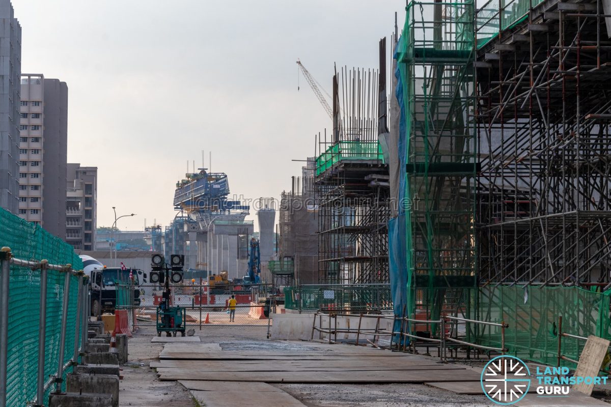 Tengah Plantation MRT Station – Construction Progress Sep 2023 | Land ...