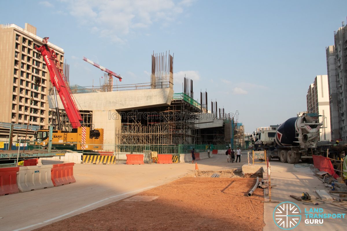 Tengah Plantation MRT Station | Land Transport Guru