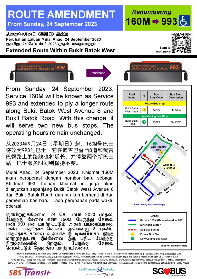 SBS Transit Bus Service 993 | Land Transport Guru