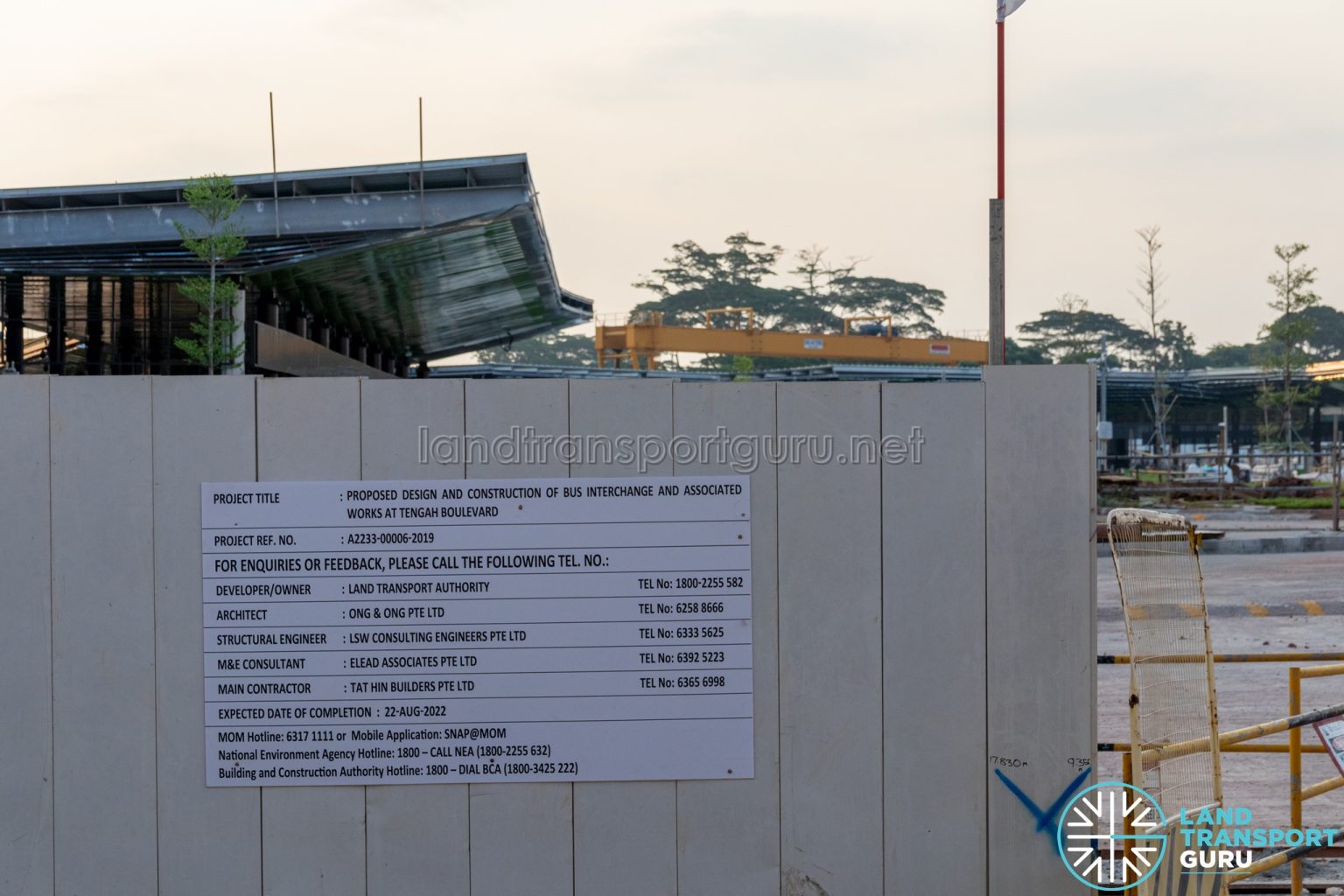 Tengah Bus Interchange | Land Transport Guru