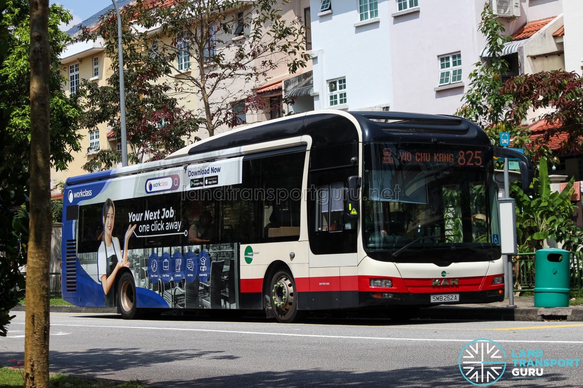 Bus 825 – Tower Transit MAN A22 (SMB252A) | Land Transport Guru