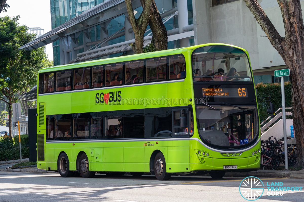 Bus 65 – SBS Transit Volvo B9TL Wright (SG5032M) | Land Transport Guru