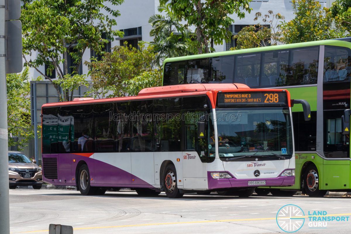 Bus 298 – SBS Transit Mercedes-Benz Citaro (SBS6806D) | Land Transport Guru