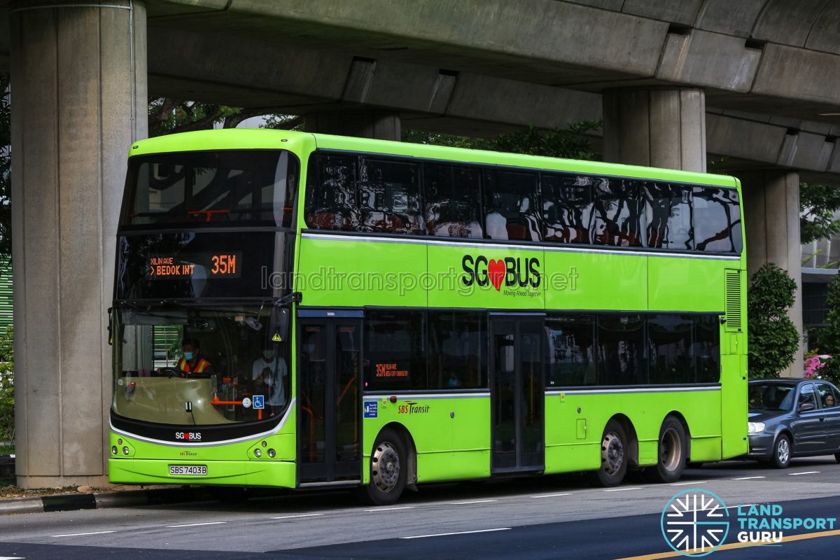 Bus 35M – SBS Transit Volvo B9TL CDGE (SBS7403B) | Land Transport Guru