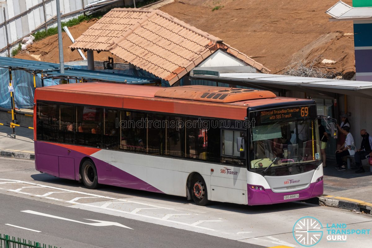 Bus 69 – SBS Transit Scania K230UB Euro V (SBS8880A) | Land Transport Guru
