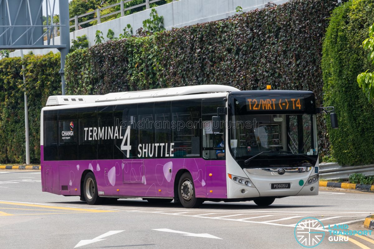 T4 Shuttle – Woodlands Transport Yutong ZK6126HGA (PD605U) | Land ...