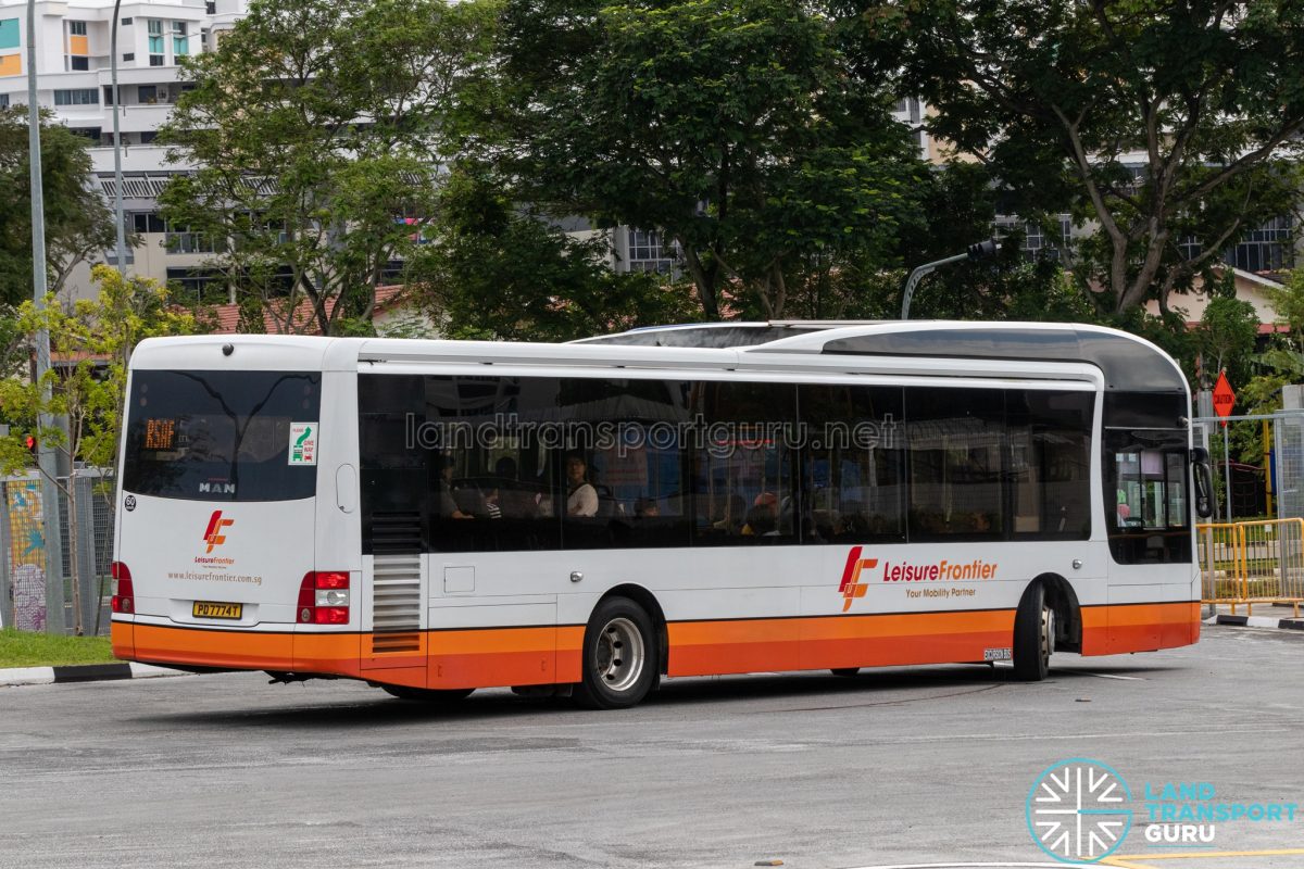 RSAF55 Open House Shuttle – Leisure Frontier MAN A22 (PD7774T) – Rear ...