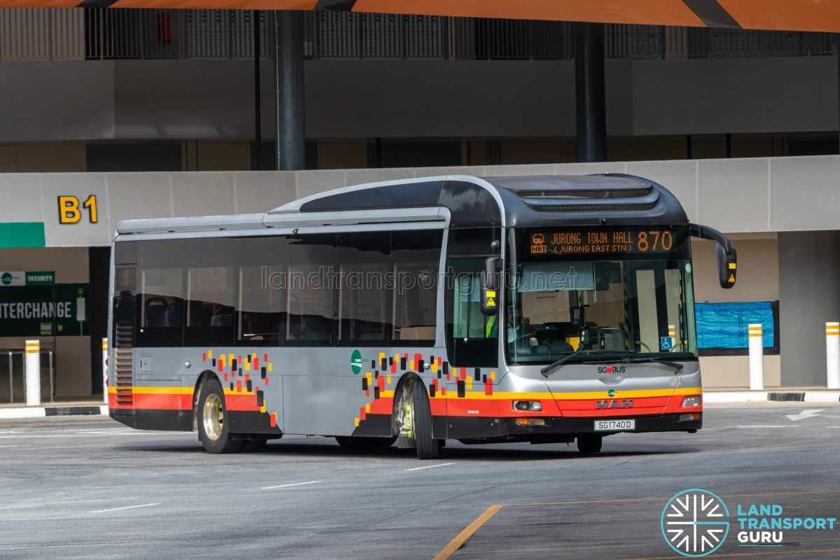 Bus 870 – Tower Transit MAN A22 (SG1740D) | Land Transport Guru