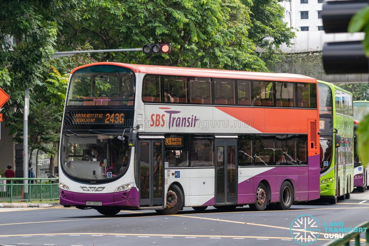 Bus 243G – SBS Transit Volvo B9TL Wright (SBS3200X) | Land Transport Guru