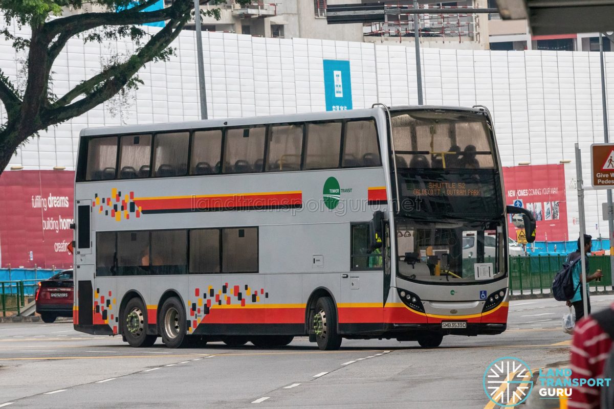 Shuttle 52: Caldecott—Outram Park Shuttle Bus Service | Land Transport Guru