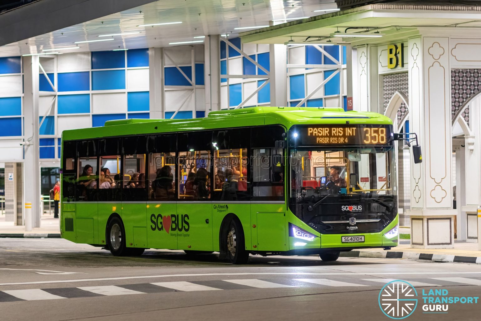 Bus 358 – Go-Ahead Singapore Zhongtong N12 (SG4010H) | Land Transport Guru