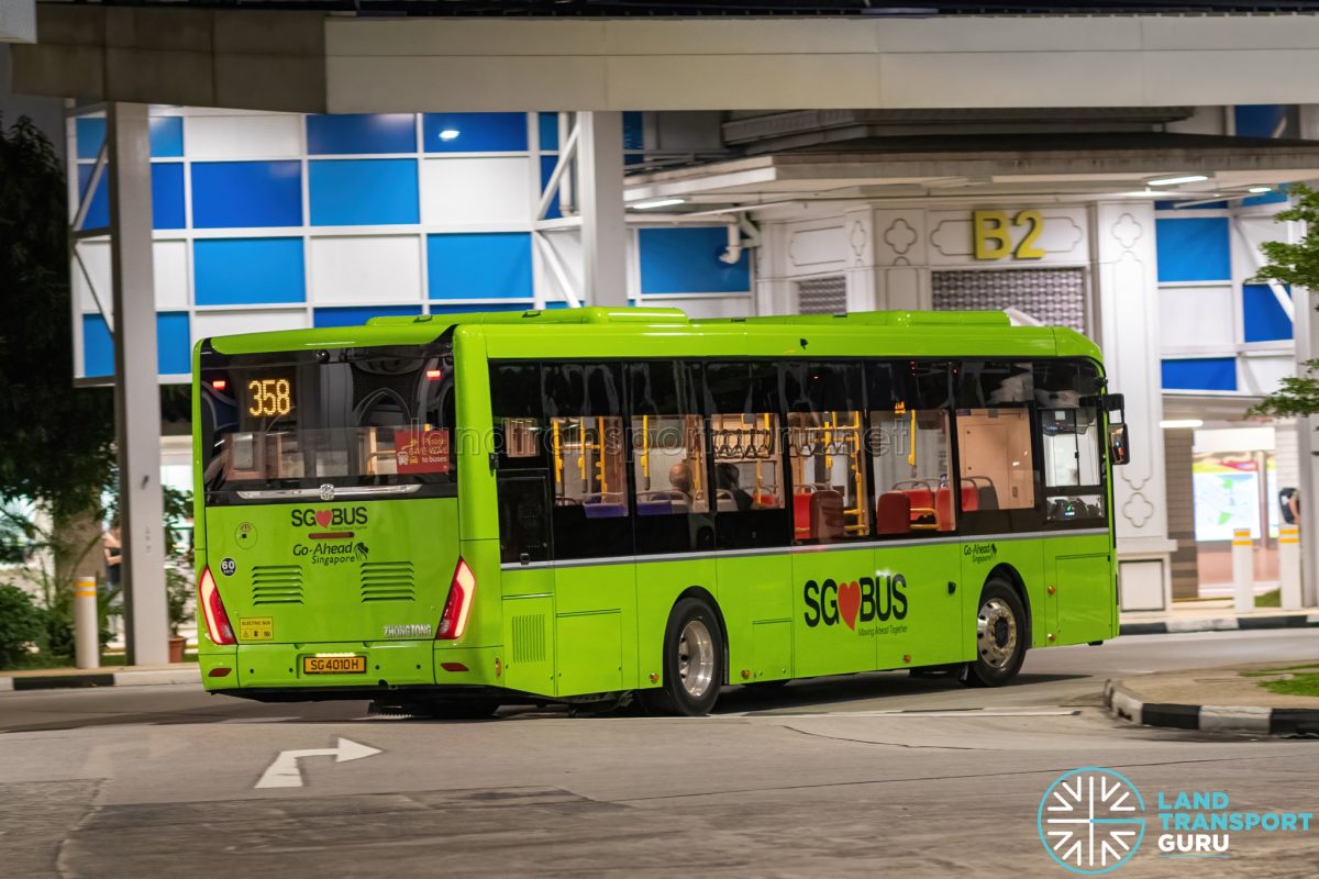 Go-Ahead Singapore Zhongtong N12 (SG4010H) [Rear] | Land Transport Guru