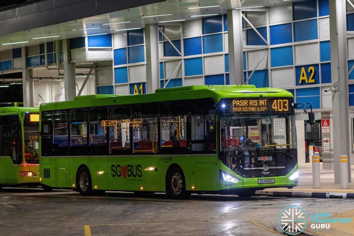 Bus 403 – Go-Ahead Singapore Zhongtong N12 (SG4010H) | Land Transport Guru