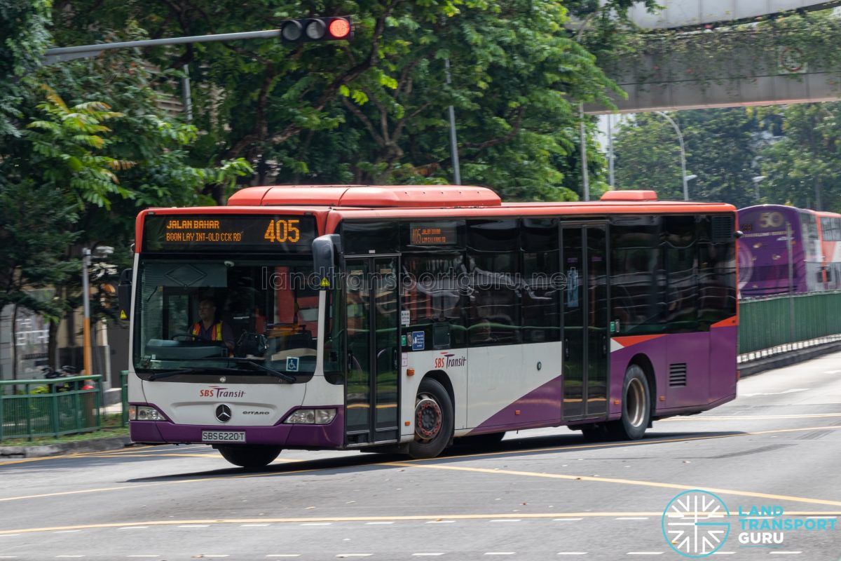 Bus 405 – SBS Transit Mercedes-Benz Citaro (SBS6220T) | Land Transport Guru