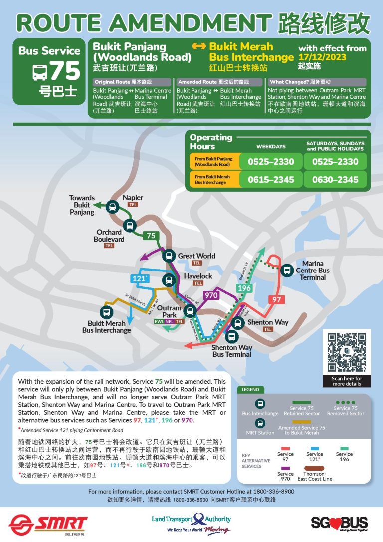 SMRT Bus Service 75 | Land Transport Guru
