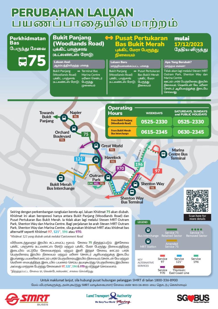SMRT Bus Service 75 | Land Transport Guru