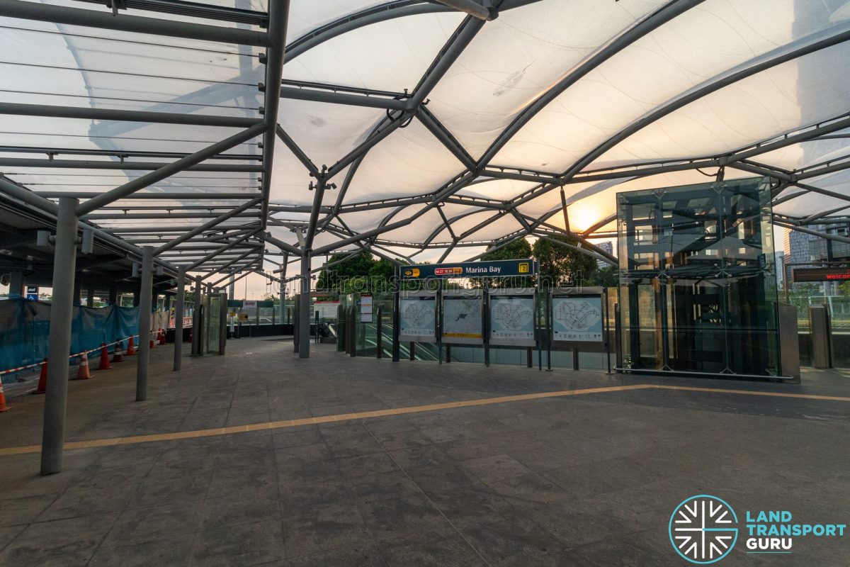 Marina Bay MRT Station – Exit 2 | Land Transport Guru