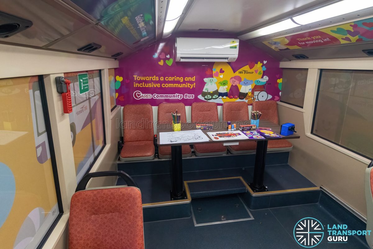 SBS Transit Cares Community Bus – Modified Rear Seating Configuration ...