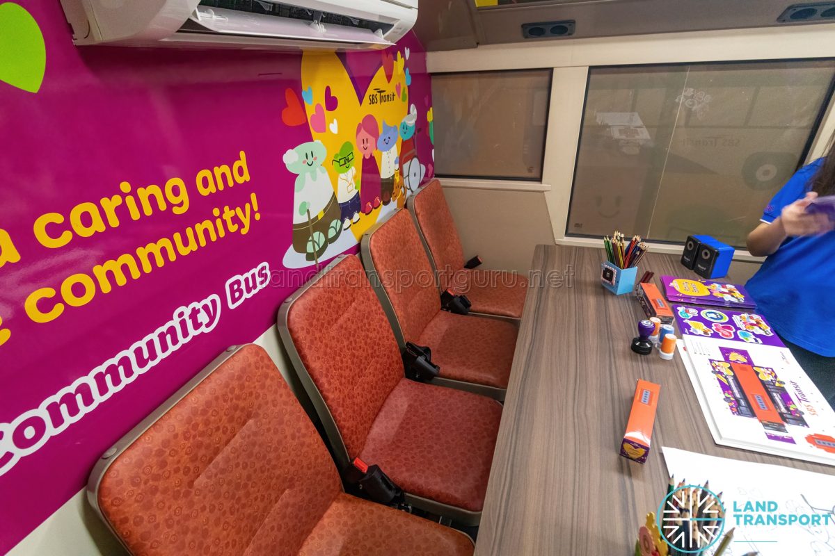 SBS Transit Cares Community Bus – Rear seating and air-conditioning ...