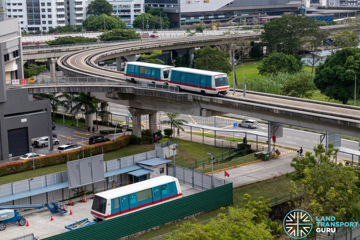 Decommissioning of Bukit Panjang LRT trains (C801) | Land Transport Guru
