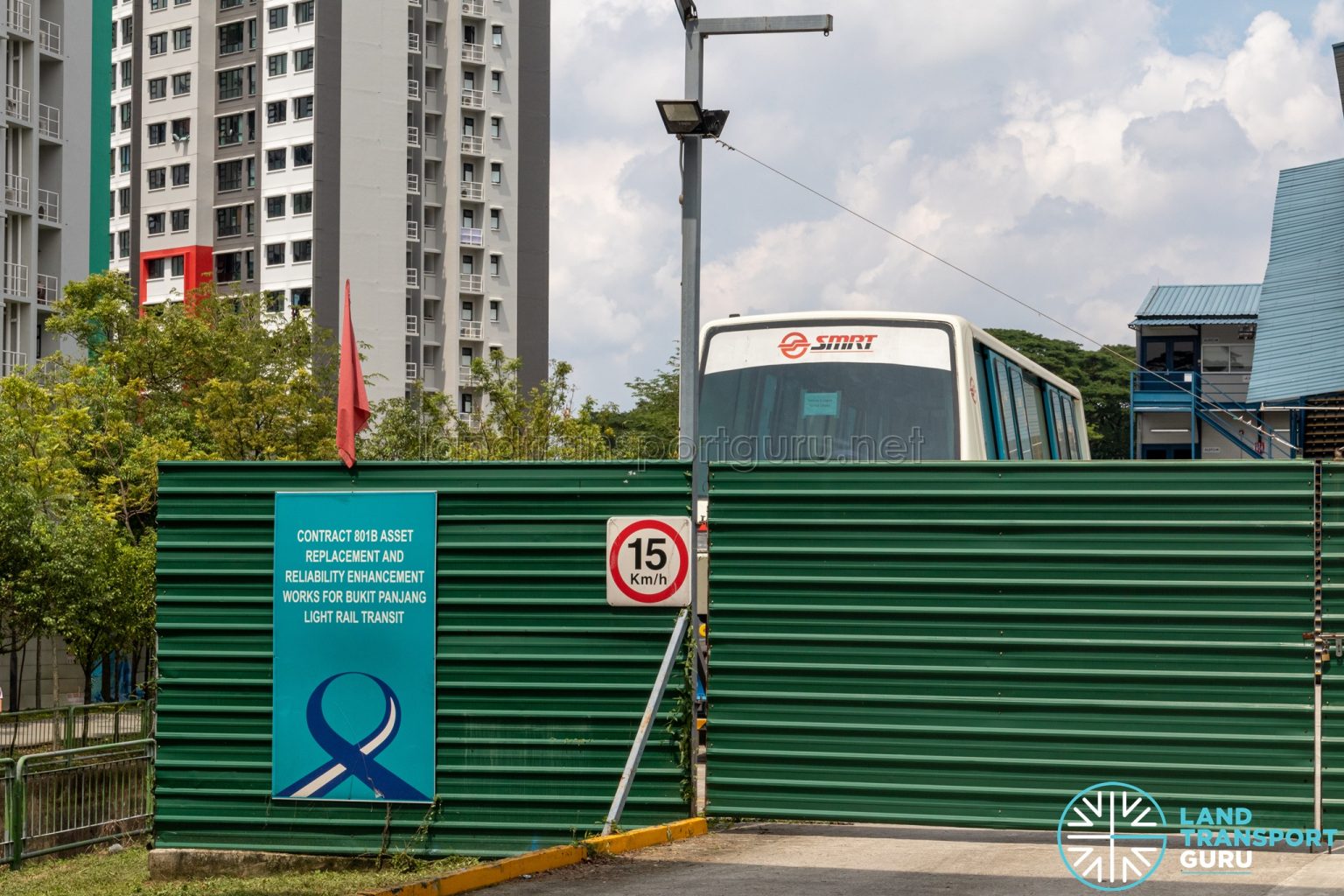 Decommissioning of Bukit Panjang LRT trains (C801) | Land Transport Guru