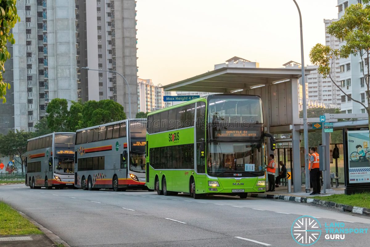 Shuttle 51: Woodlands North—Caldecott Shuttle Bus Service | Land ...