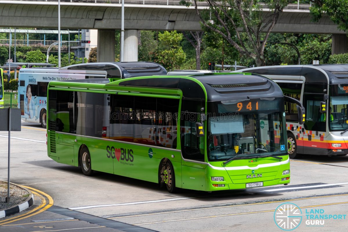 Bus 941 – Tower Transit MAN A22 (SG1718U) | Land Transport Guru