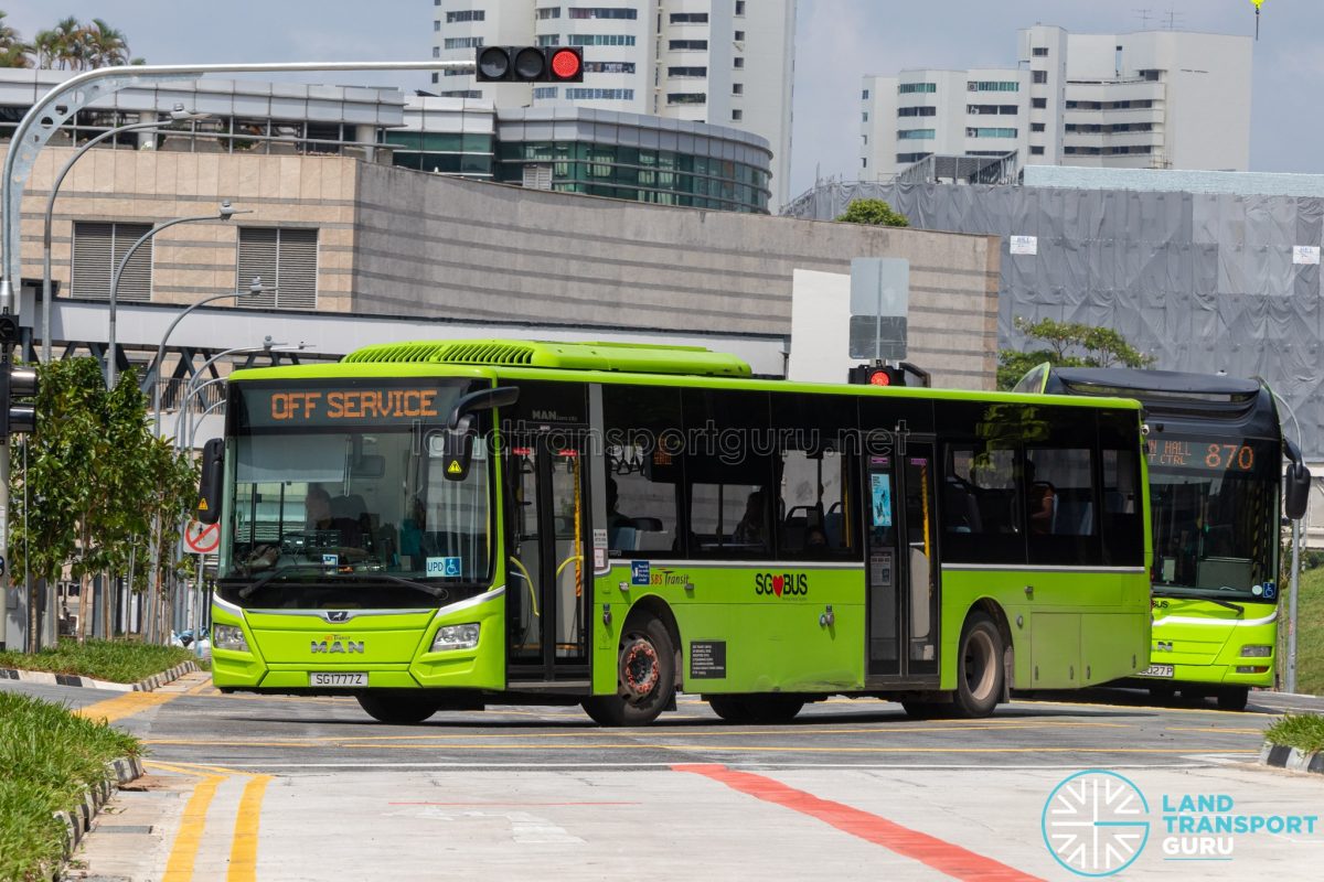 Off Service – SBS Transit MAN A22 Euro 6 (SG1777Z) | Land Transport Guru