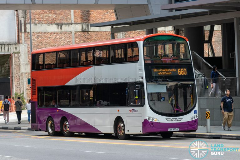 SBS Transit City Direct Bus Service 660 | Land Transport Guru