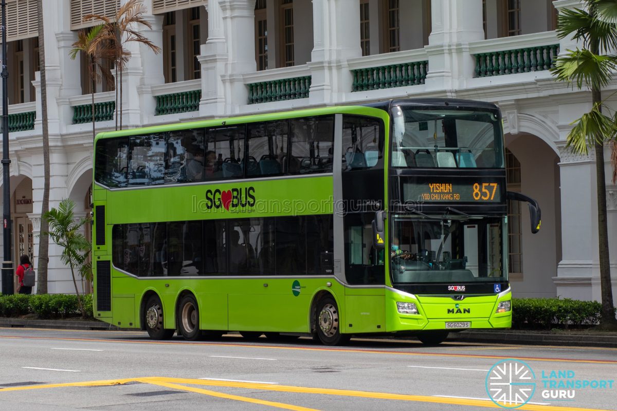 Bus 857 – Tower Transit MAN A95 Euro 6 (SG6029S) | Land Transport Guru