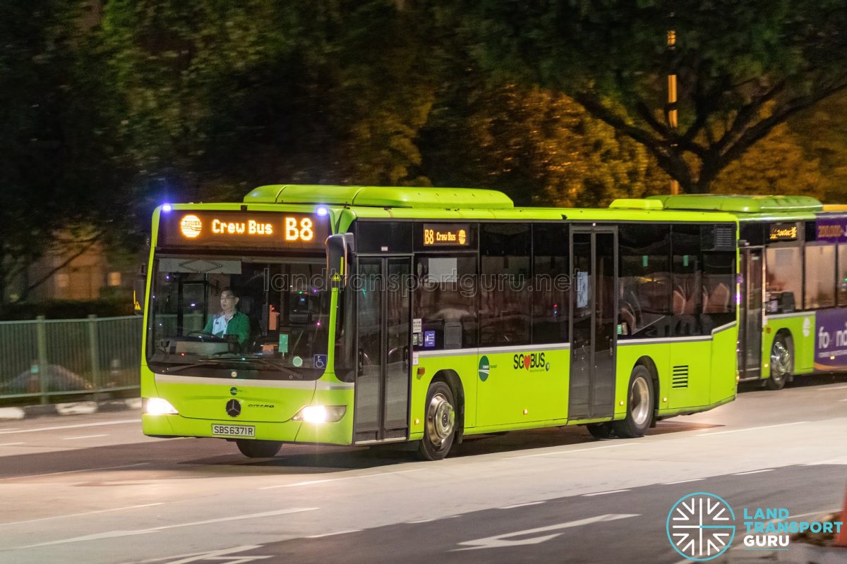 TTS Crew Bus B8 – Tower Transit Mercedes-Benz Citaro (SBS6371R) | Land ...