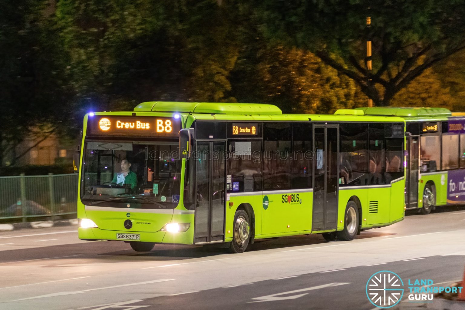 TTS Crew Bus B8 – Tower Transit Mercedes-Benz Citaro (SBS6371R) | Land ...
